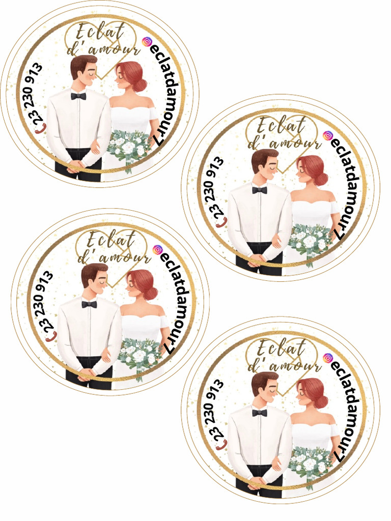 Eclat d’amour stickers | PDF