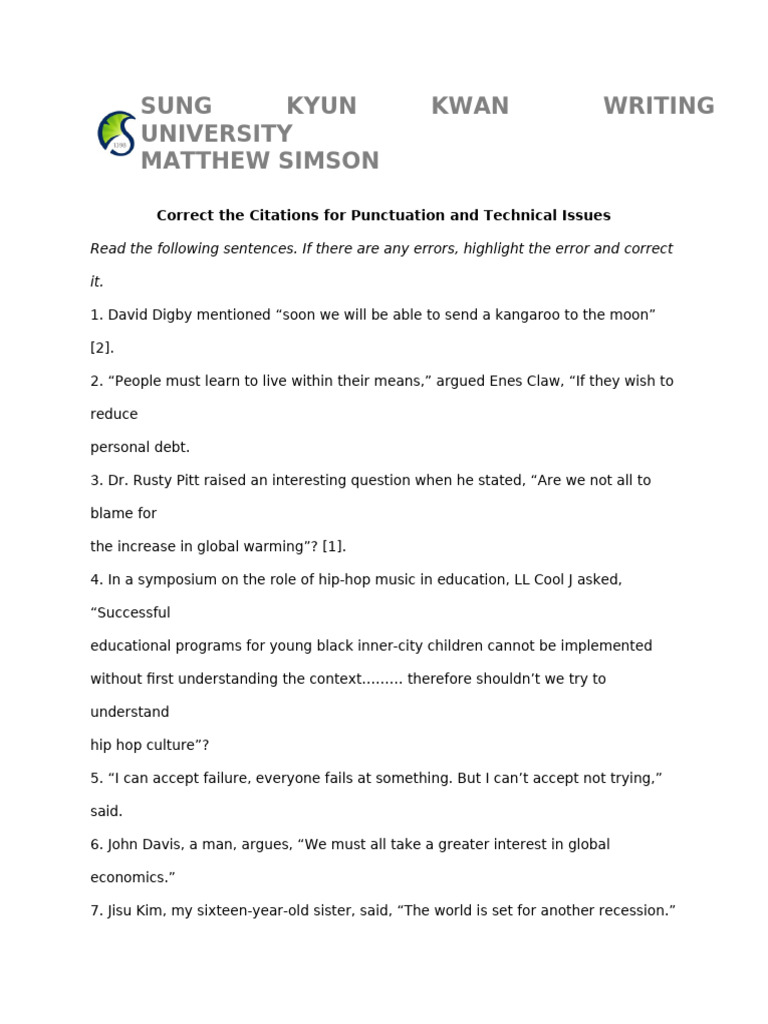 Citations Activity-1 | PDF