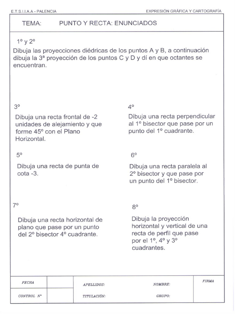 SD 03 Practica Punto Recta Enunciados1 | PDF