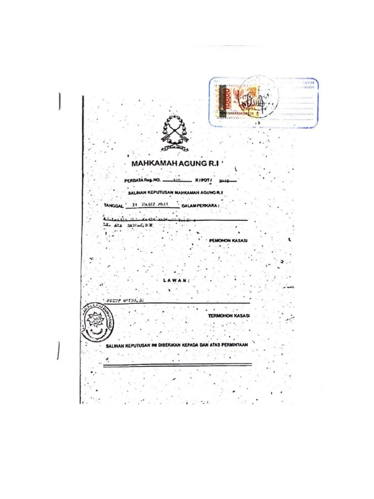 PUTUSAN KASASI | PDF