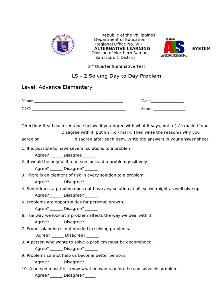 LS 2 Solving Day To Day Problem | PDF | Cognition