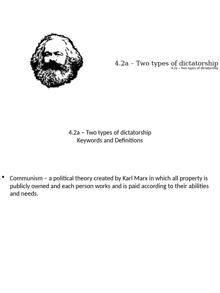 Fascism vs. Communism: Dictatorship Explained | PDF | Communism | Fascism