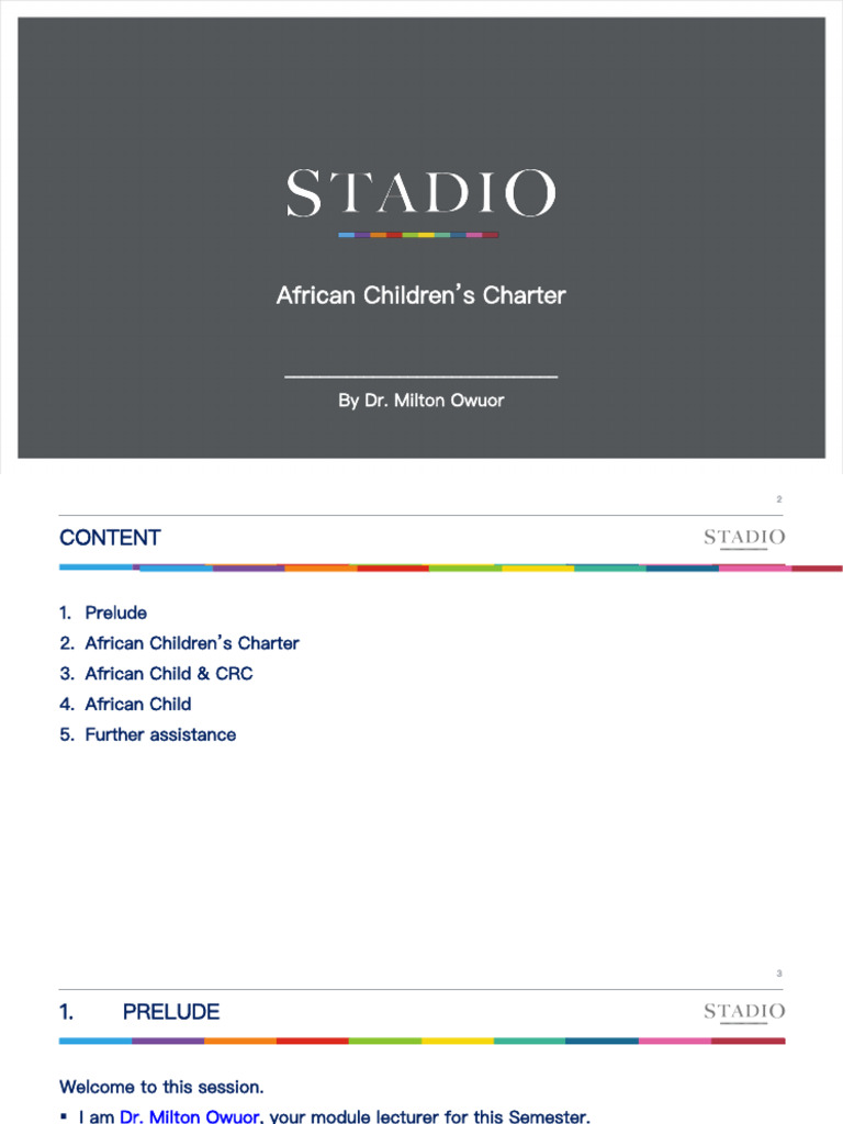 African Children's Charter-7 | PDF