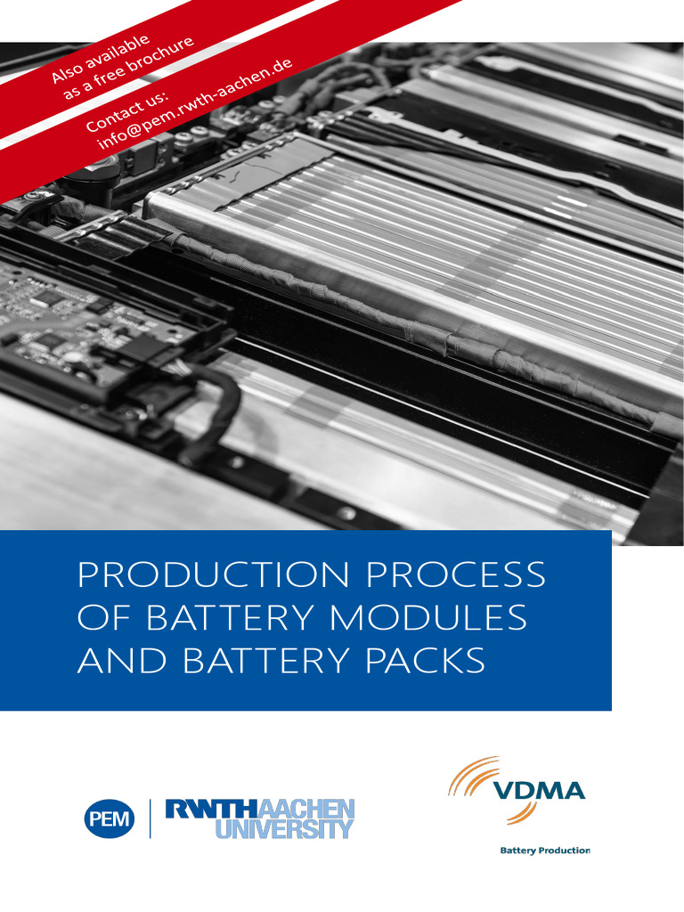 Battery Module and Pack Production Process | PDF | Welding | Construction