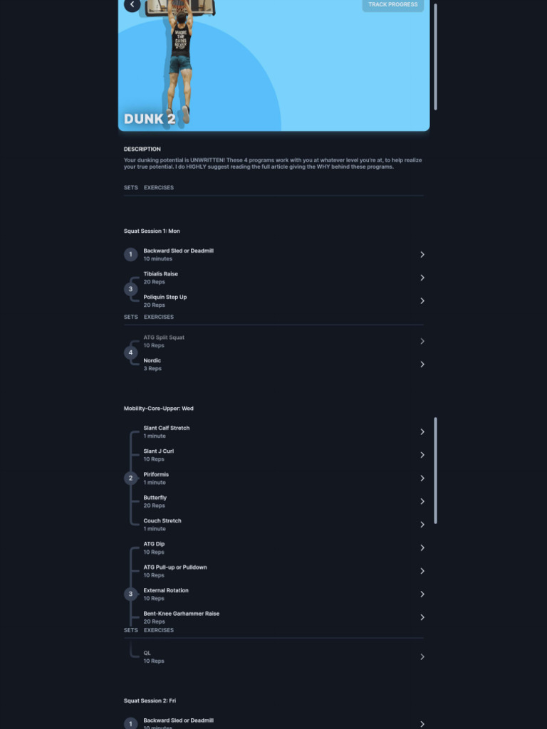 Dunk 2 Workout | PDF