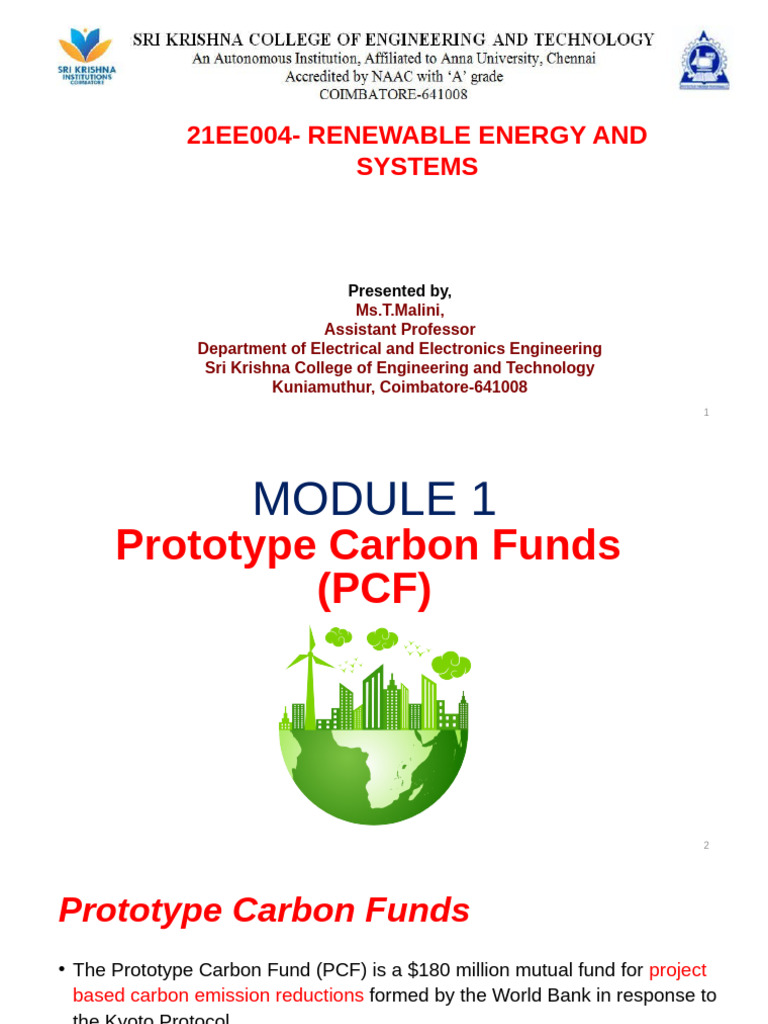 1.7 - Prototype Carbon Fund | PDF | Clean Development Mechanism | Kyoto Protocol