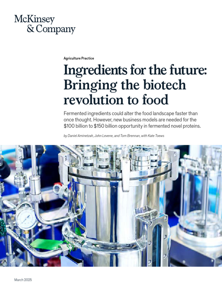 Future of Food: Fermented Protein Insights | PDF | Fermentation ...