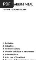Barium Meal and Follow-Through Guide | PDF | Diseases And Disorders ...
