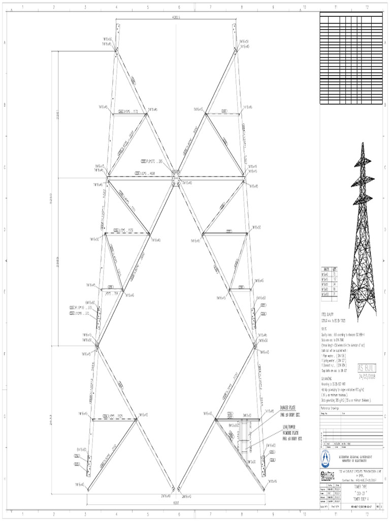 DCA-2T Tower Body Specifications | PDF