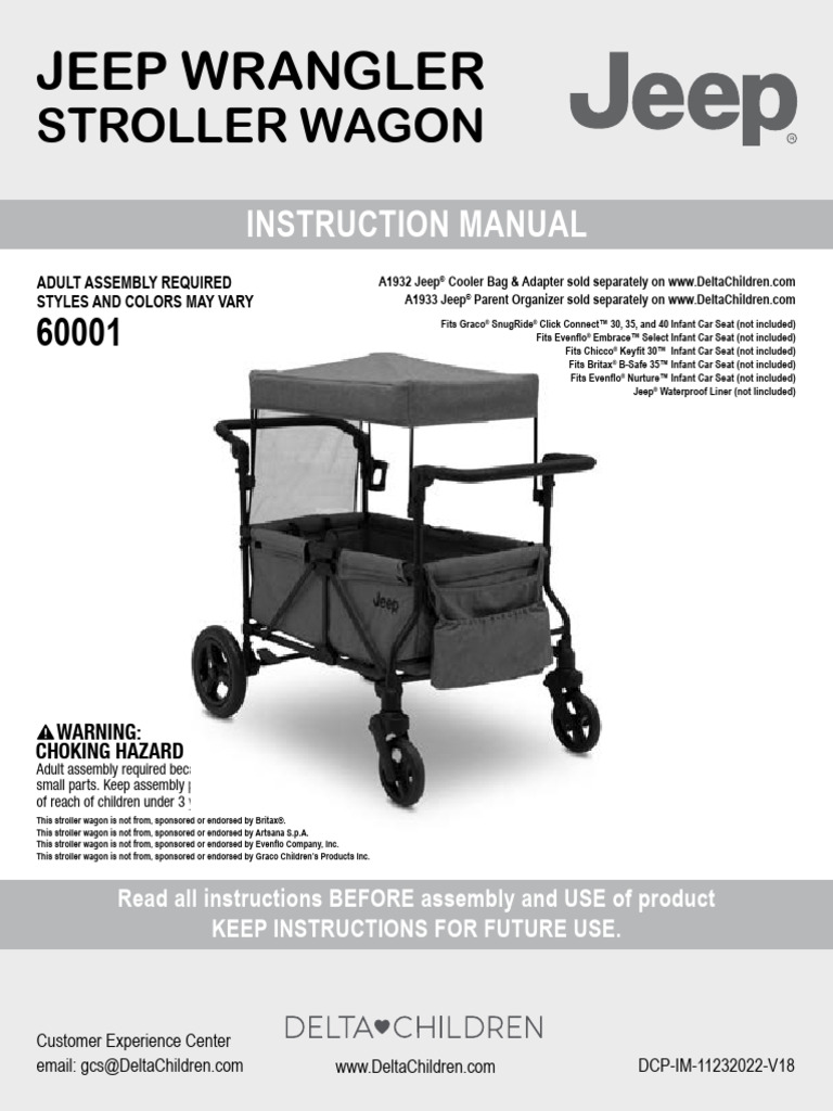 Jeep Wrangler Stroller Wagon IM V18 - 11292022 | PDF | Axle | Wagon