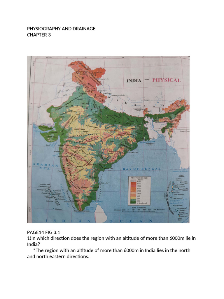 Chapter 3 Physiography and Drainage | PDF | Coast | Himalayas