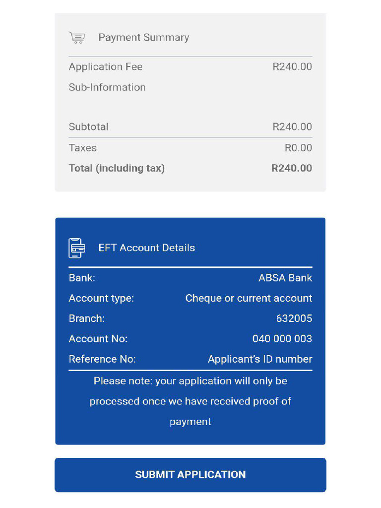 Tut Application Fee | PDF