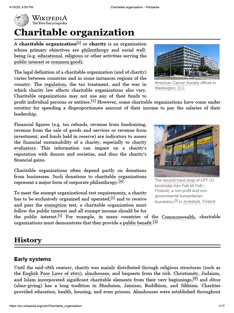 Charitable Org Data Points | PDF | Charitable Organization | Foundation ...