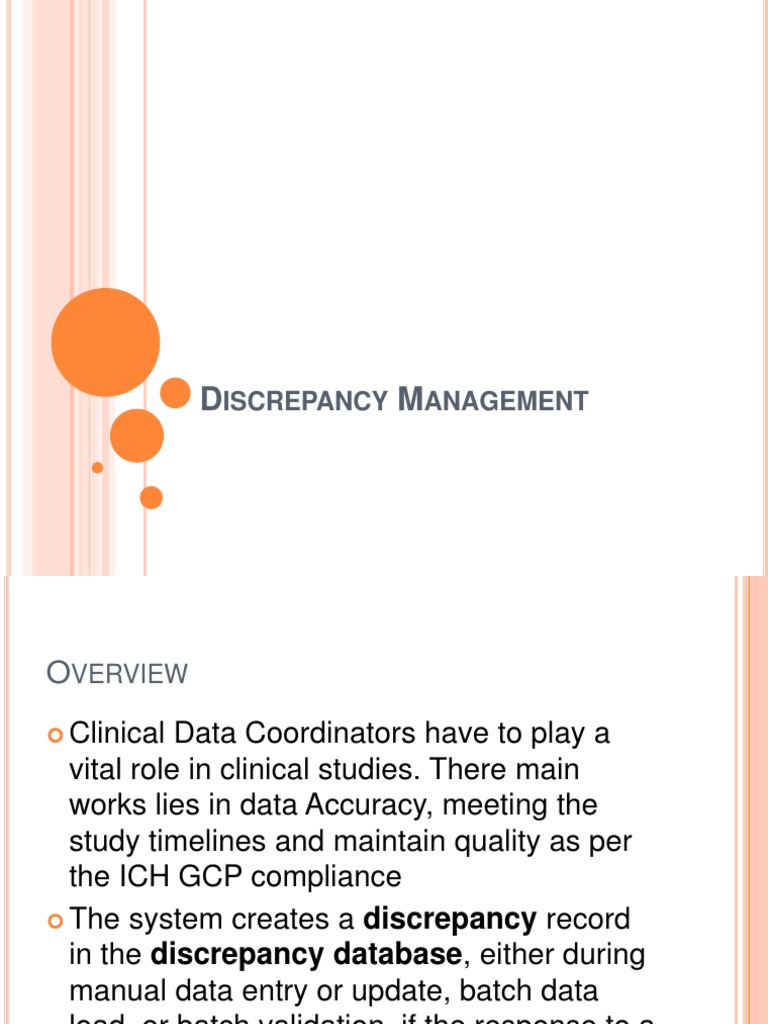 Discrepancy Management | PDF | Data Type | Areas Of Computer Science