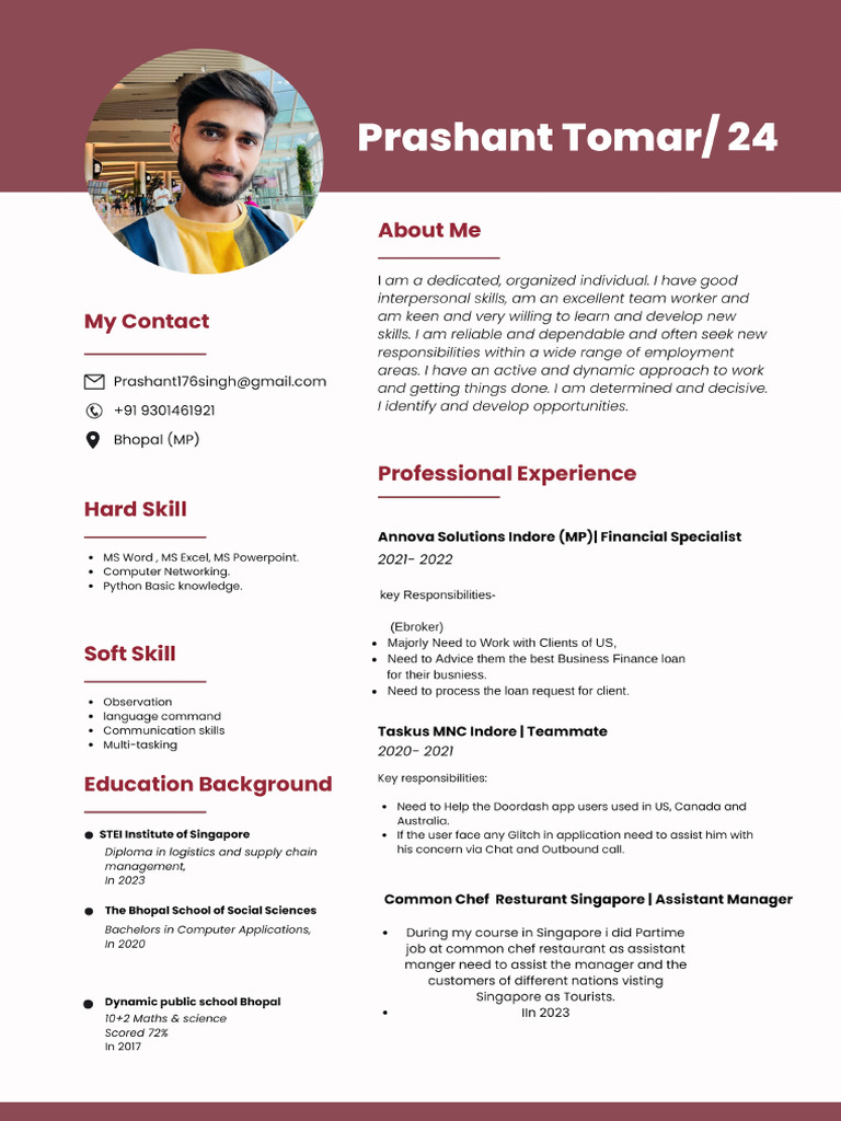 Prashant Tomar CV | PDF