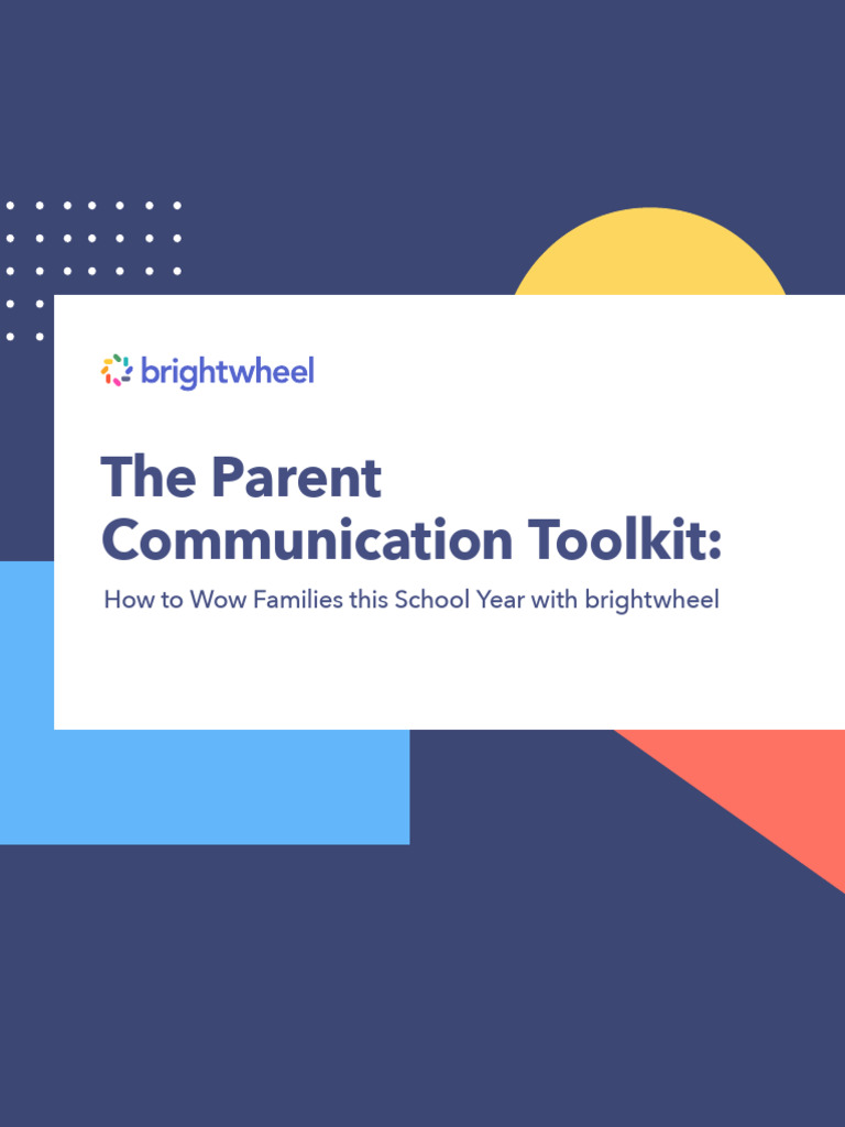 Asset Ekit Parent Communication Toolkit | PDF | Learning | Classroom