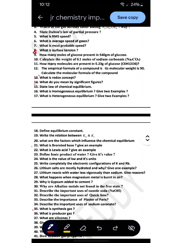 CHRM and Phy Ipe | PDF