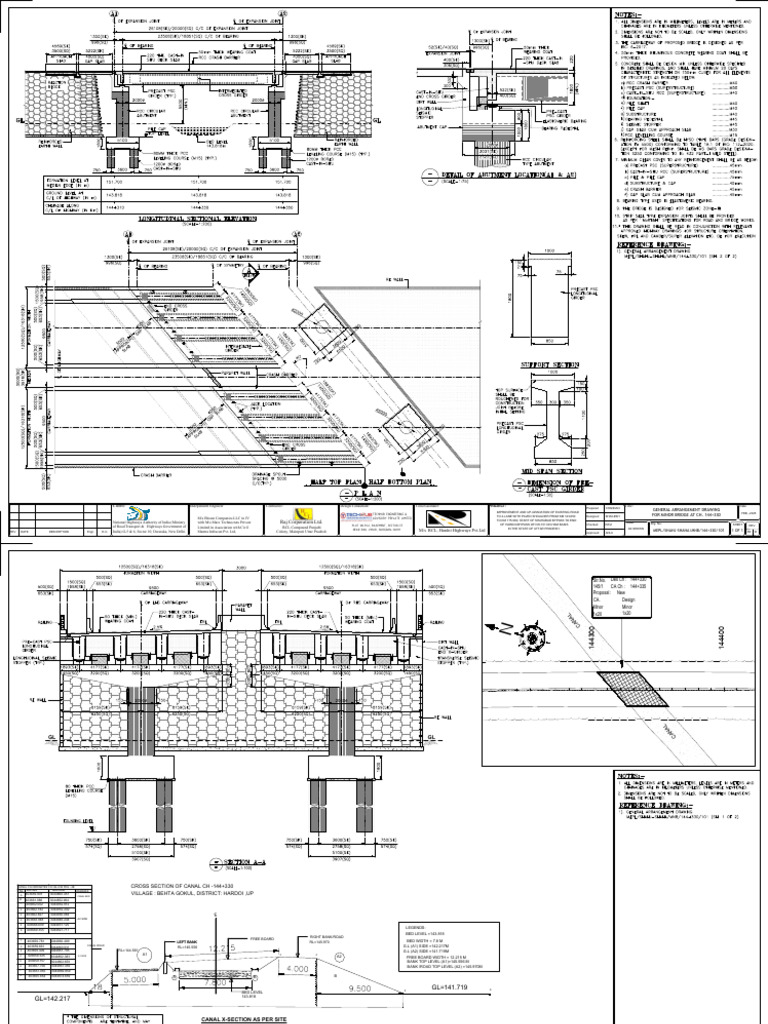 MNB at 144+330 - GAD - 101 | PDF | Land Transport | Transport Infrastructure