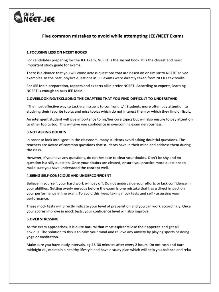 JEE Study Planner... | PDF