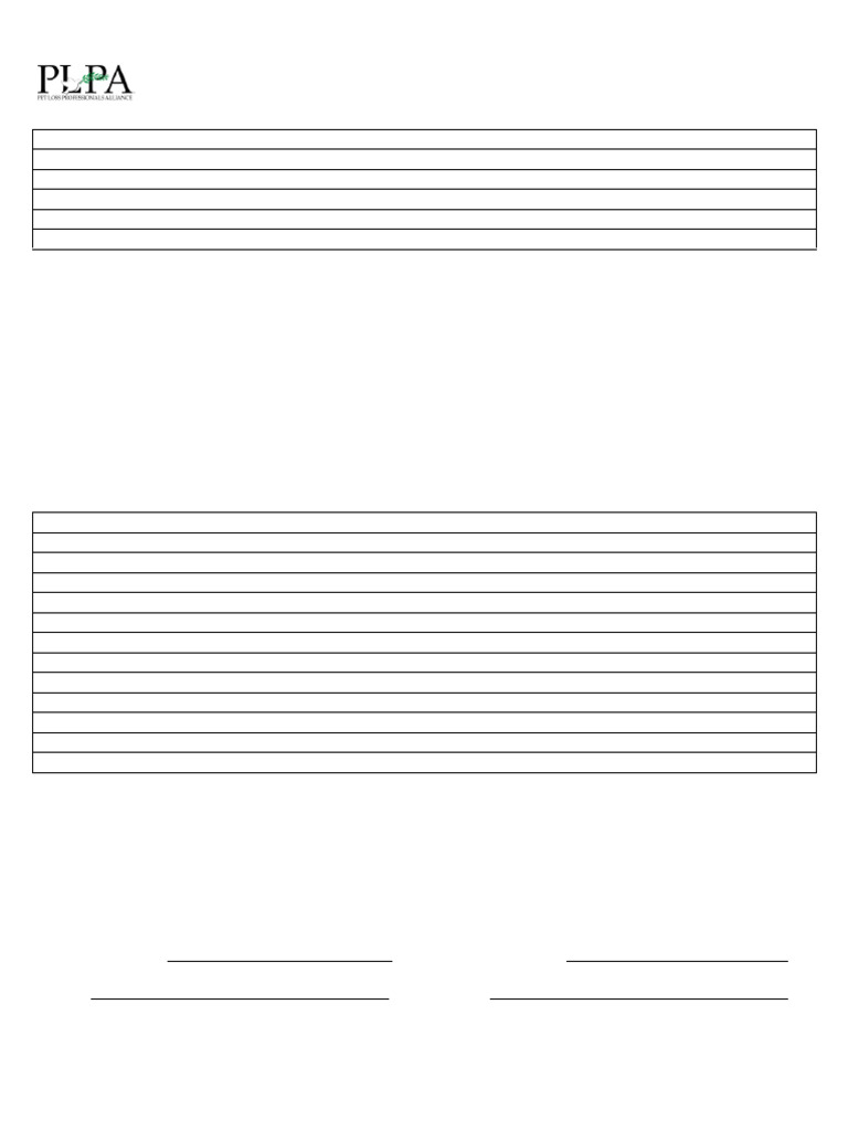 PLPA Cremation Authorization Form | PDF | Cremation | Funeral