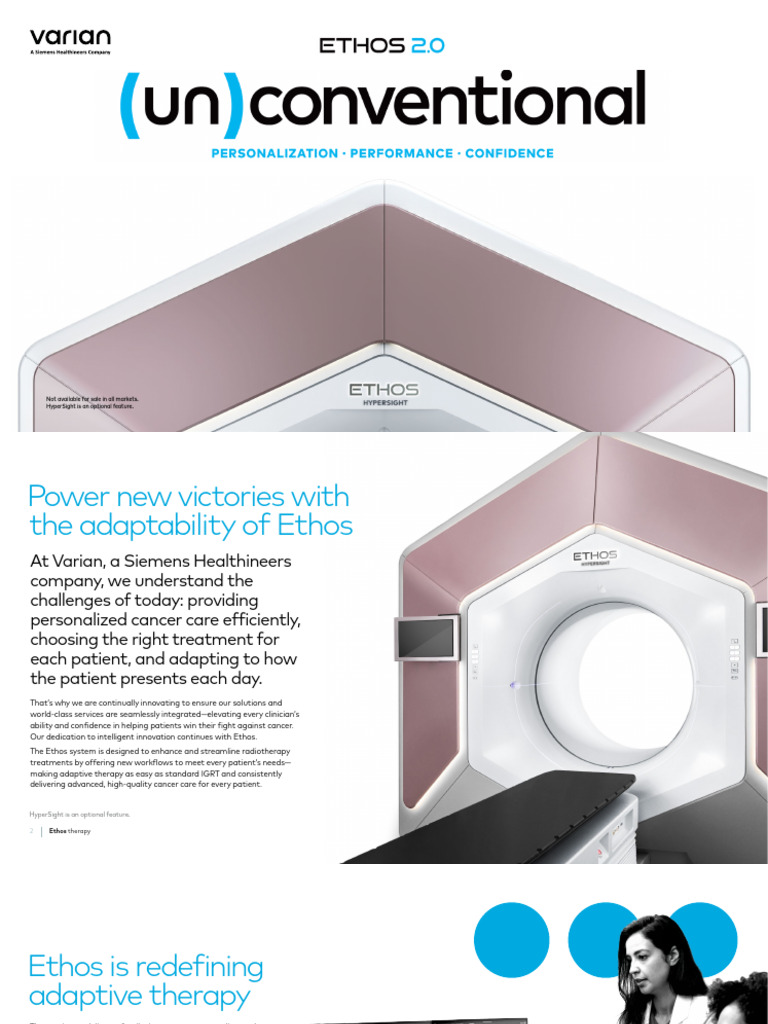 Ethos: Revolutionizing Adaptive Radiotherapy | PDF | Radiation Therapy ...