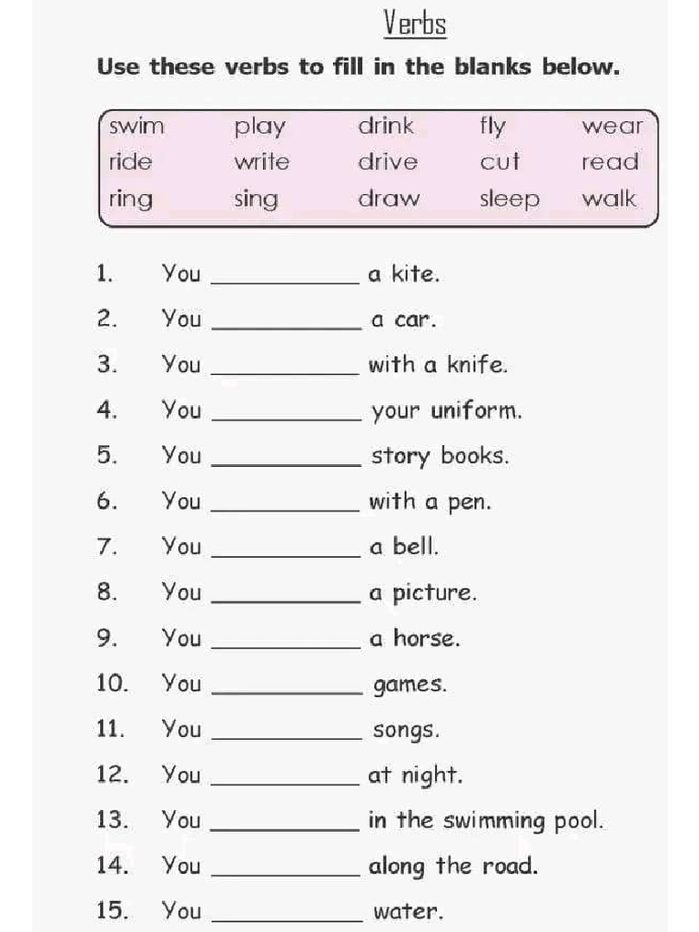 Grammar Worksheets | PDF