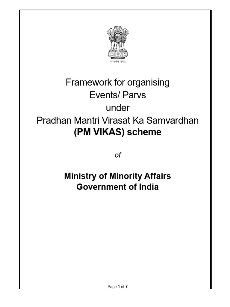 GUIDELINES For Lok Samvardhan Parvs | PDF