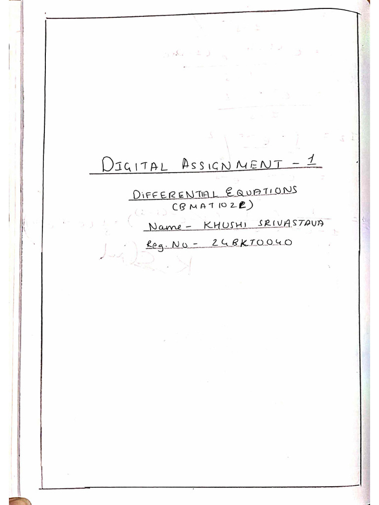 Differential Da1 | PDF