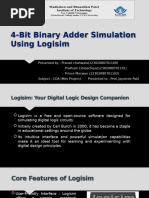 4-Bit Arithmetic Unit Design in Logisim | PDF | Subtraction | Digital ...