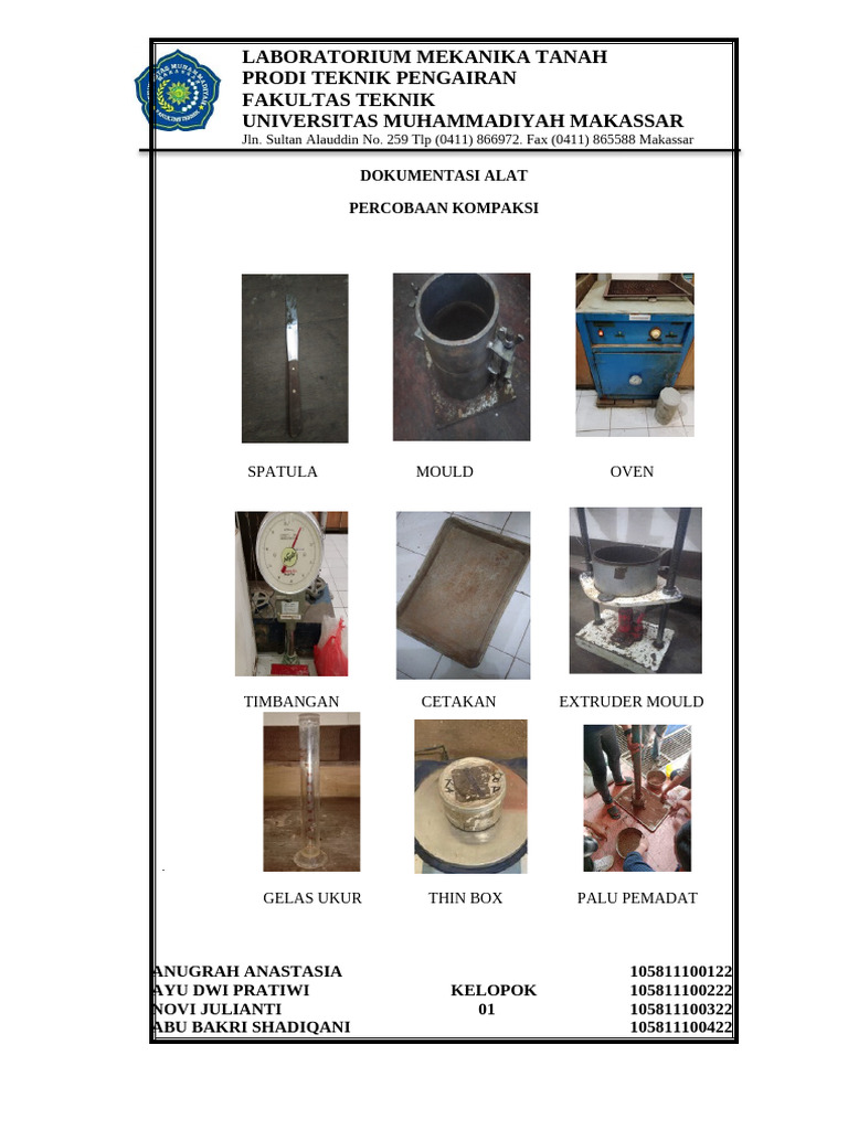 Alat Praktikum Kompaksi | PDF