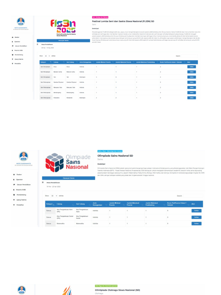 Ajang Talenta (2025) | PDF