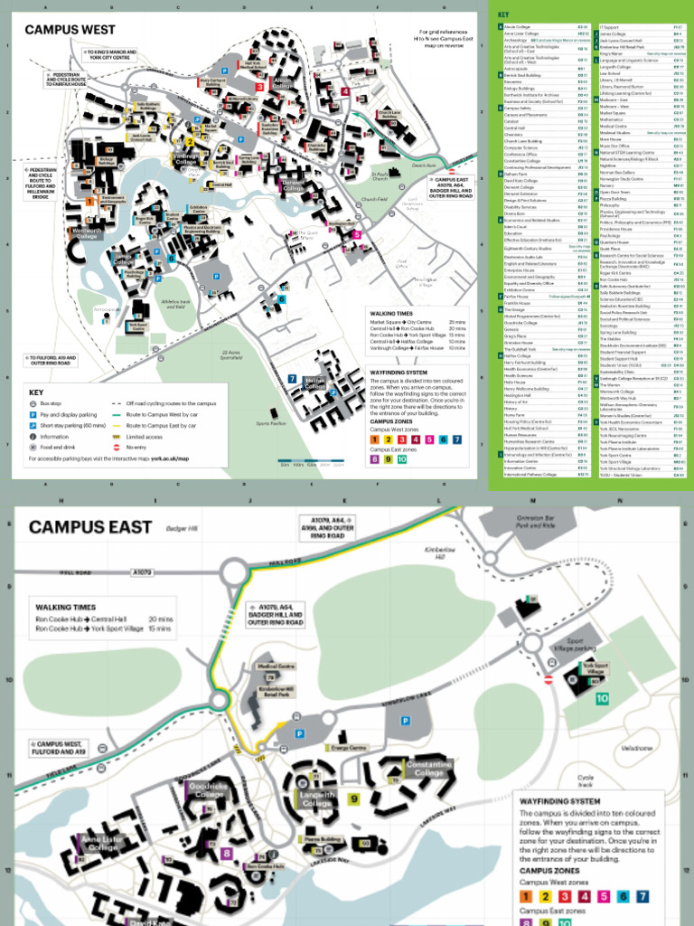 University of York Campus Map | PDF