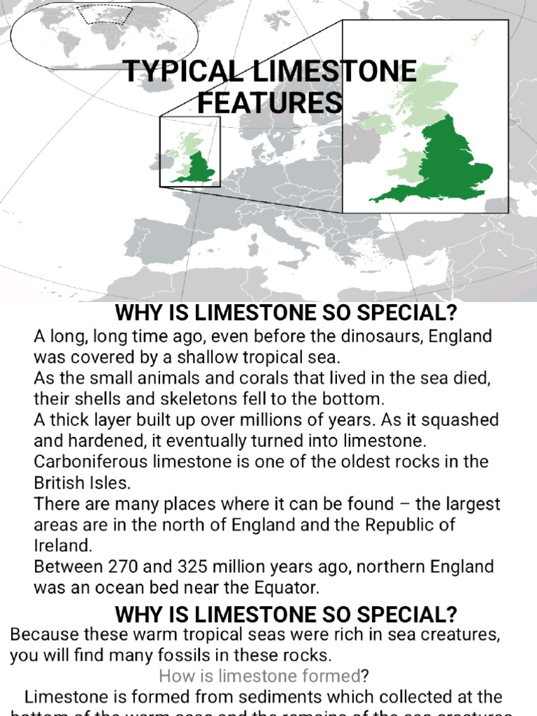Limestone Landscape of England WK 10 - Year 8 - Phoenix | PDF