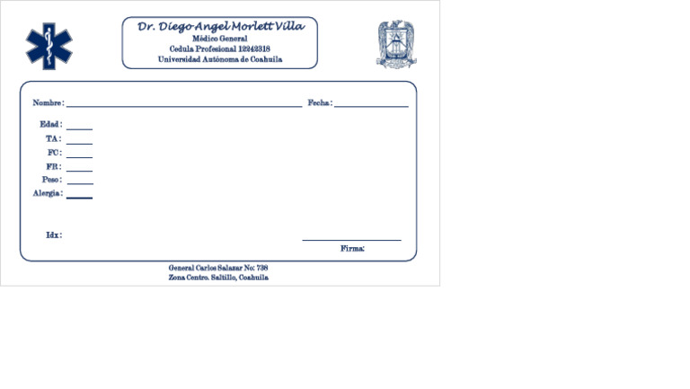 Doctor Formato Receta | PDF