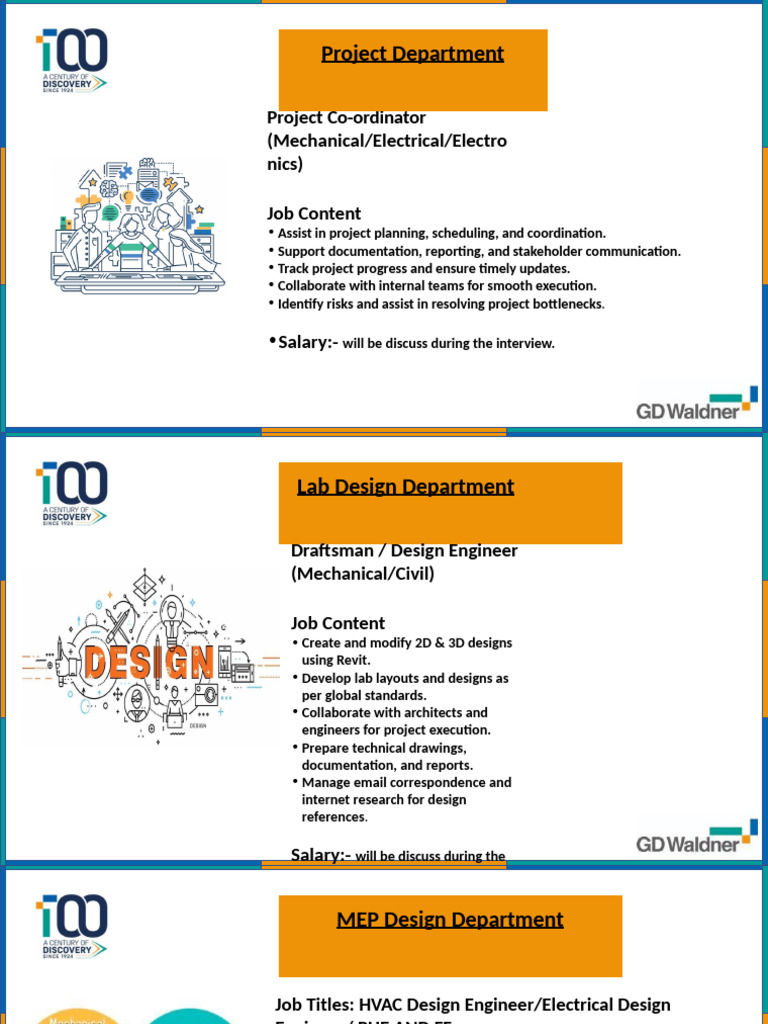 Project Coordinator & Design Engineer Roles | PDF