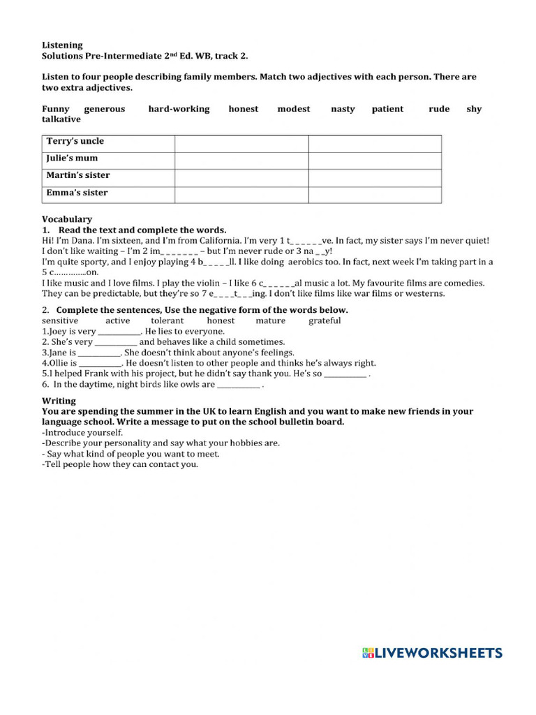 Personal Qualities | PDF