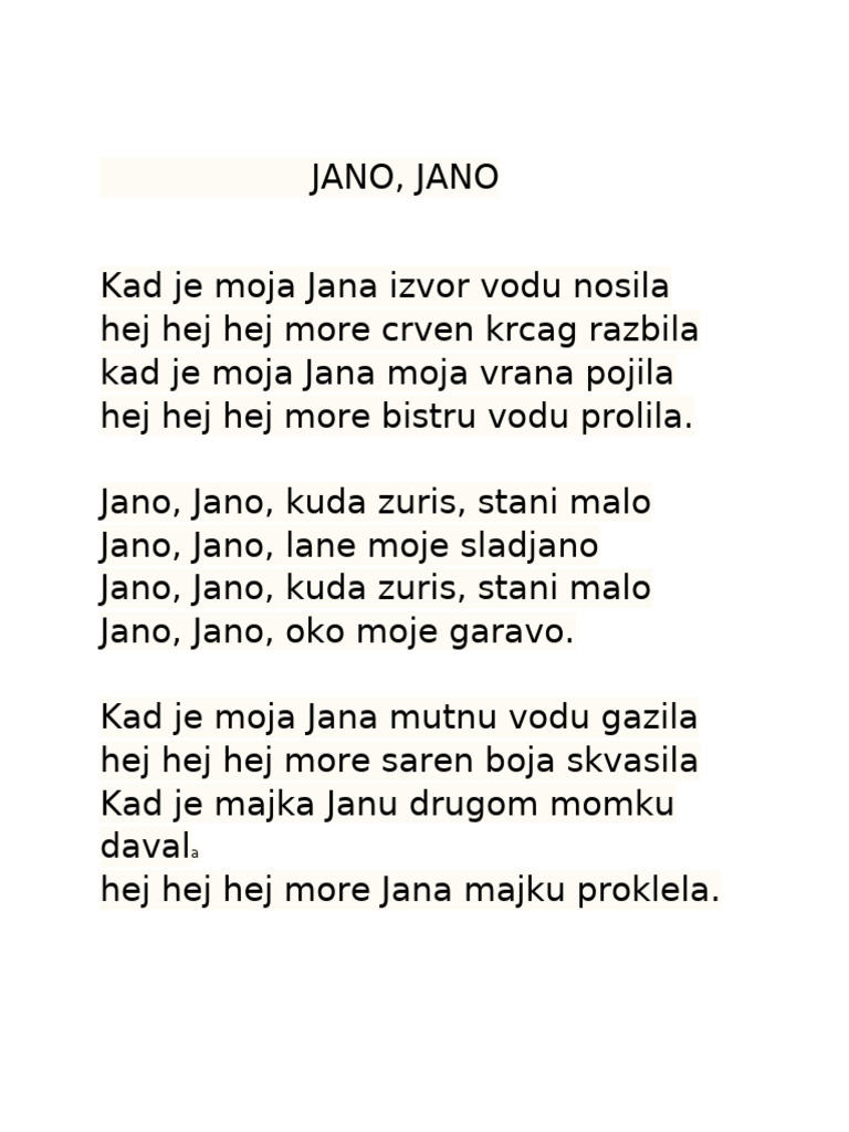 Jano | PDF