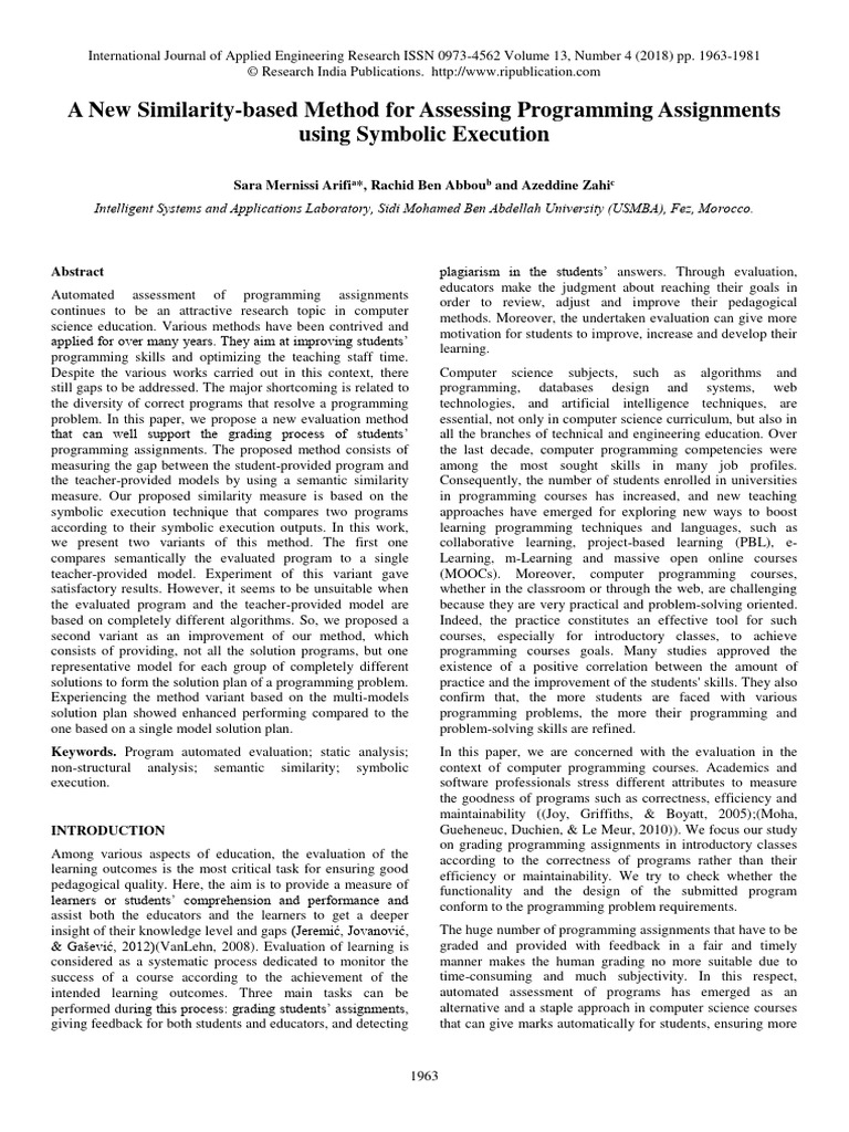 A New Similarity Based Method For Assess | PDF | Computer Program | Programming