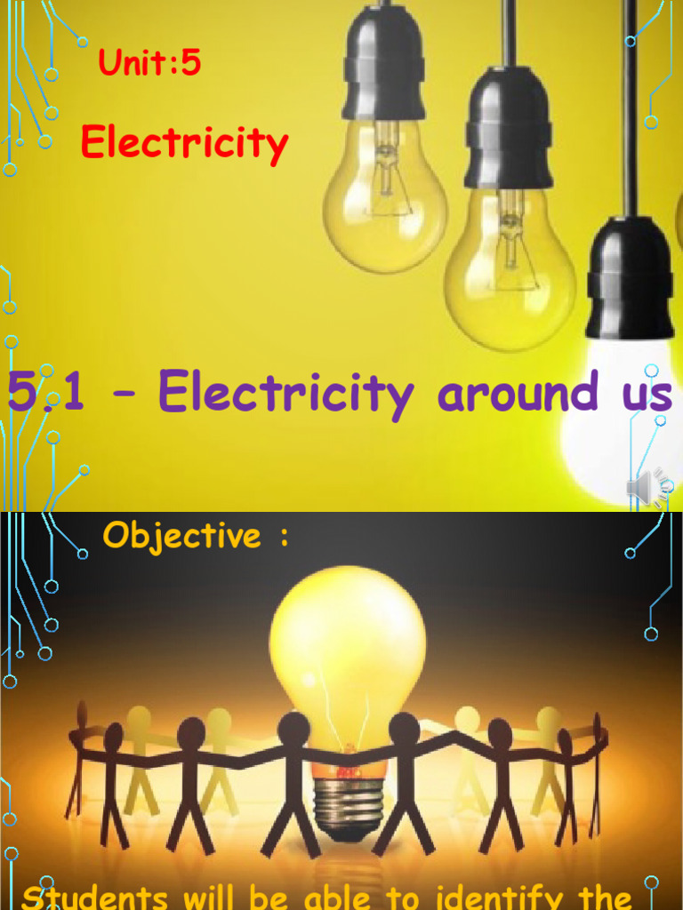 Electricity Around Us Lesson | PDF