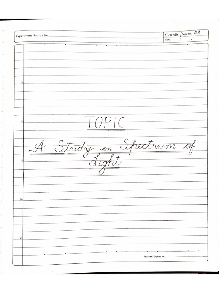 physics project 10 ICSE | PDF