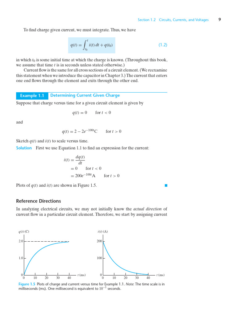 Charge and Current Integration Explained | PDF