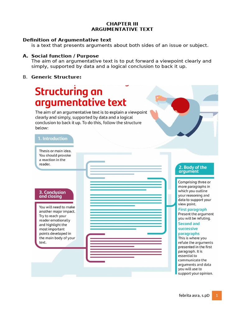 Modul 3 Argumentative Text | PDF | Multiple Choice