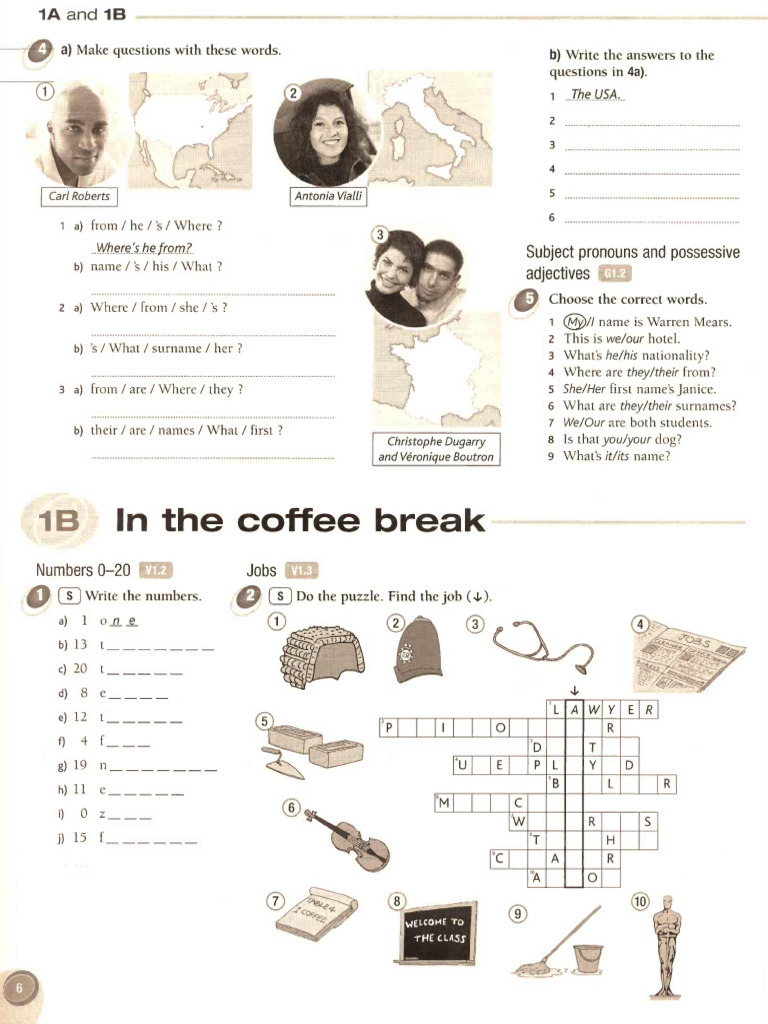 Face2face Elementary Workbook - PDF (PDFDrive) - 8-9 | PDF