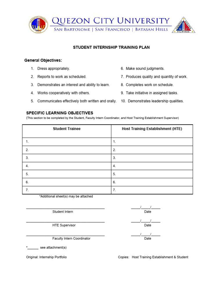 Training Plan 1 | PDF