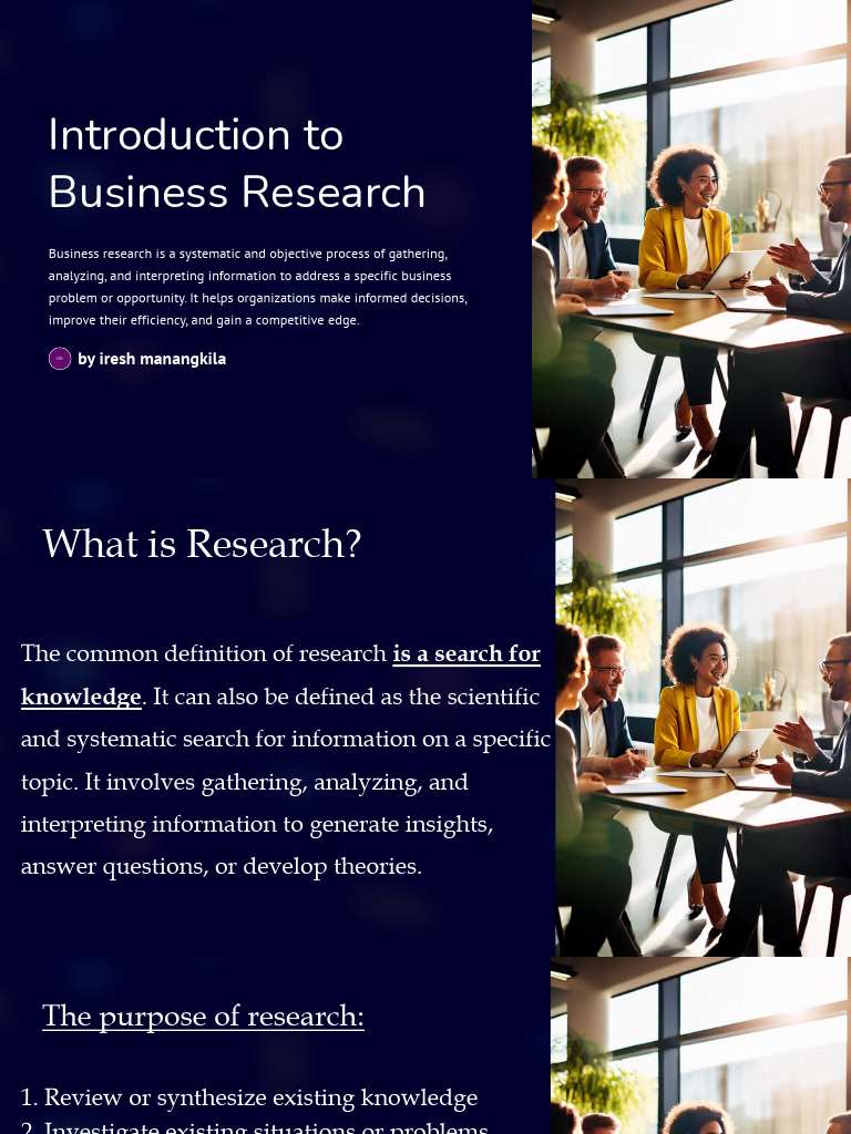 Introduction To Business Research | PDF | Methodology | Causality
