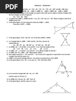 9 Cbse - 7.triangles (Worksheet) | PDF | Elementary Geometry | Euclidean Geometry