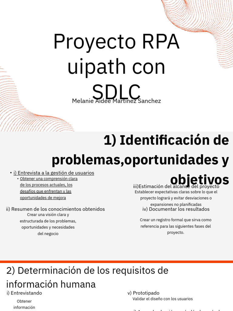 Proyecto RPA en UiPath y SDLC | PDF | Software | Lenguaje de programación