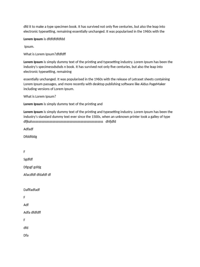 Understanding Lorem Ipsum Text | PDF