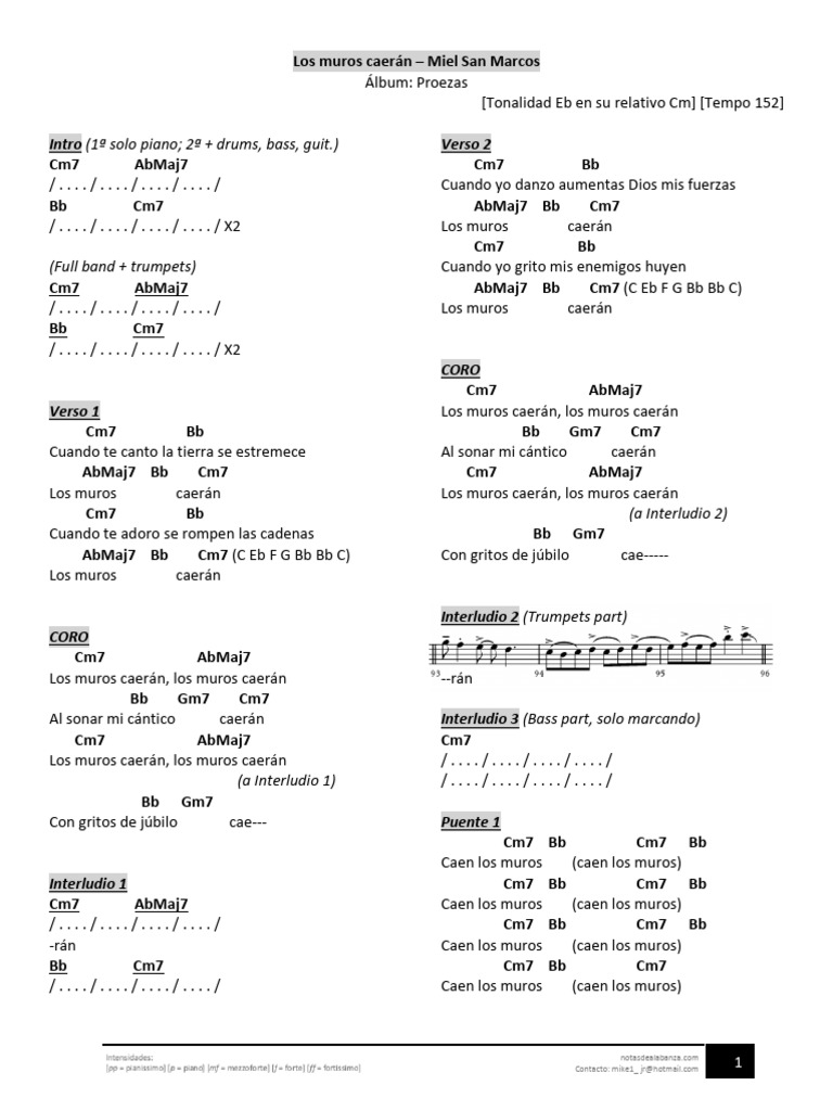 Los Muros Caerán - MSM | PDF