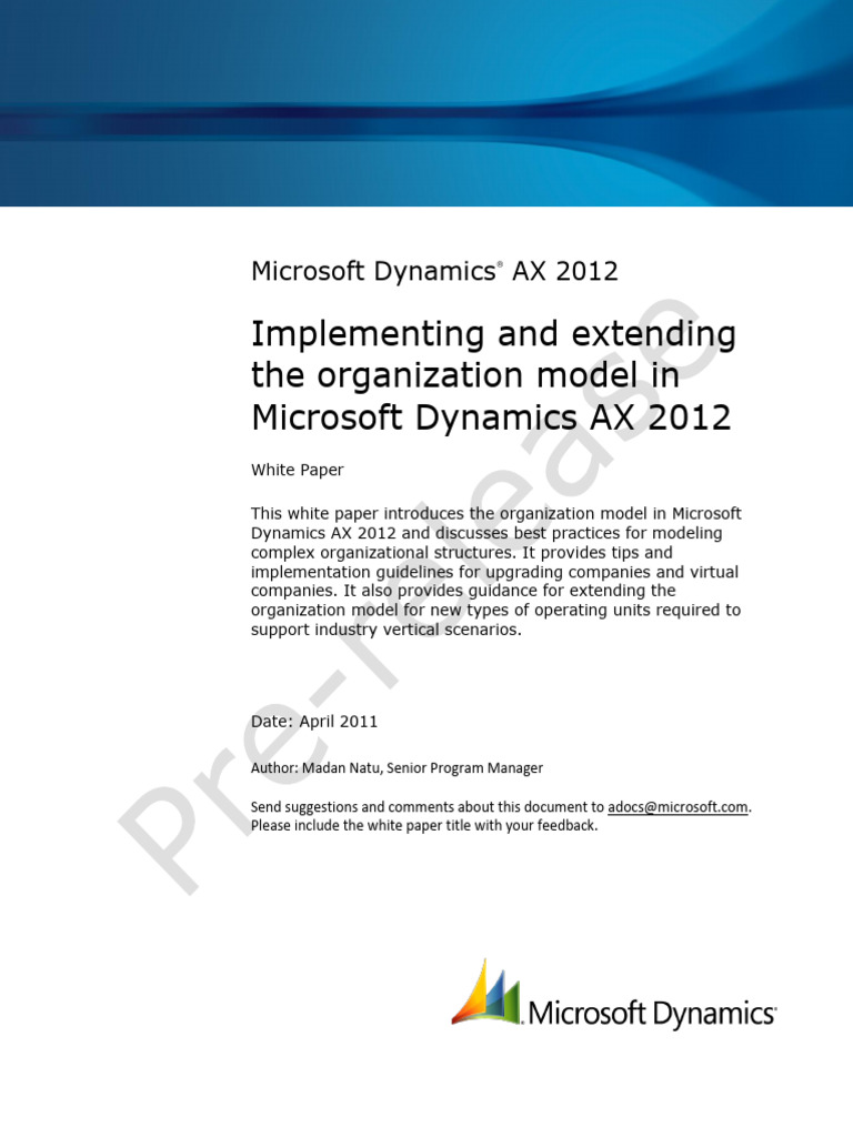 Implementing_and_extending_the_organization_model_in_Microsoft_Dynamics_AX_2012 | PDF ...
